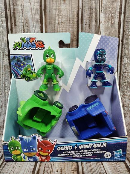 Hasbro | Toys | Pj Masks Toy Set Gekko Night Ninja Battle Racers Action ...